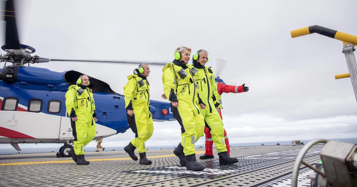 Historisk besøk offshore - Equinor