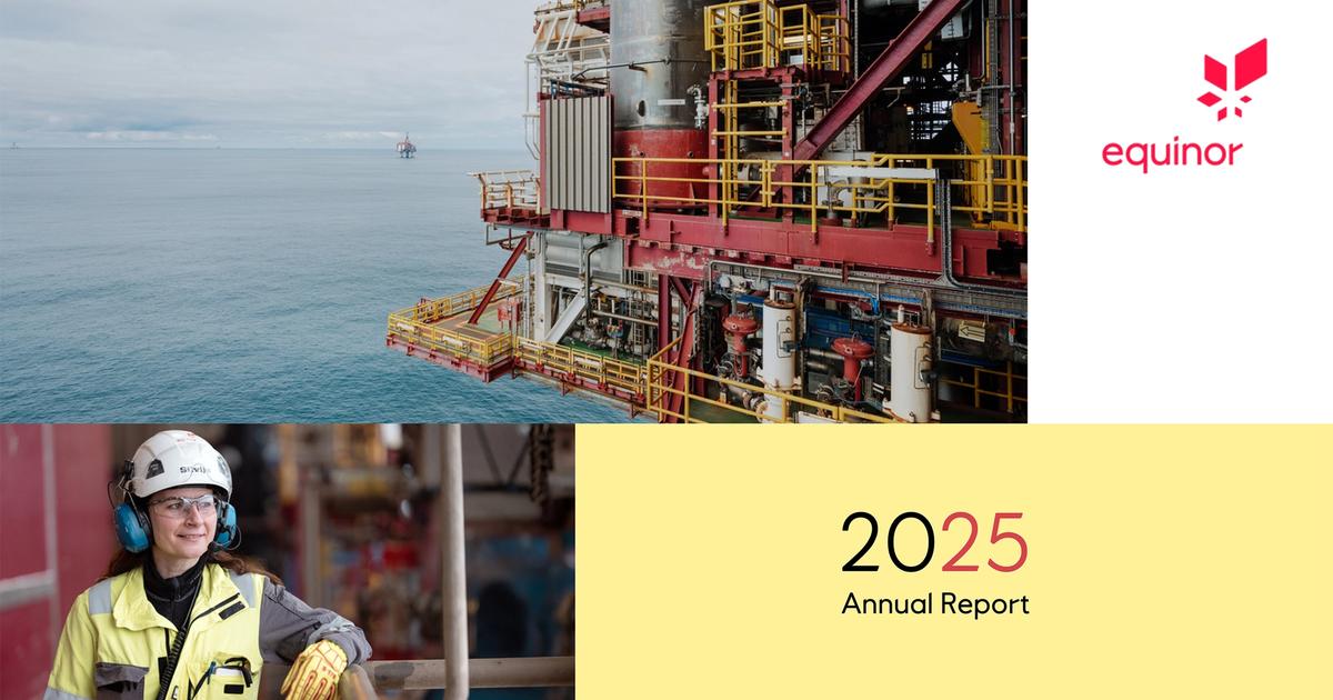 Equinor’s annual report for 2025 - Equinor